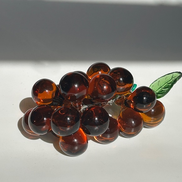 Art | Mid Century Modern Glass Grape Clusters | Poshmark